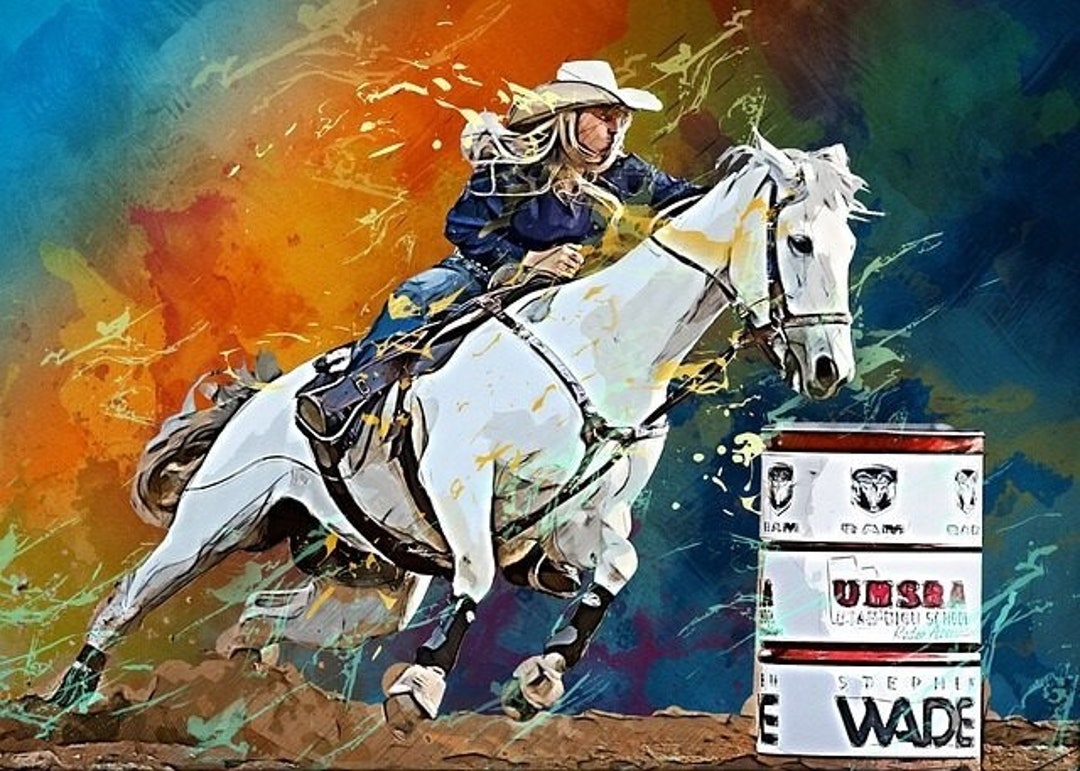 Cowgirl on the Move Fabric Panel, Quilt Panel, Quality Quilting Cotton ...