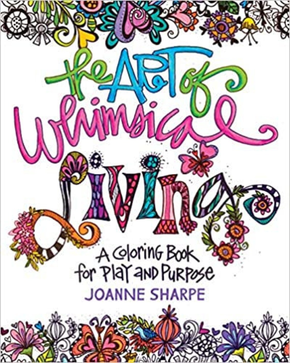 The Art of Whimsical Living: A Coloring Book for Play and - Etsy