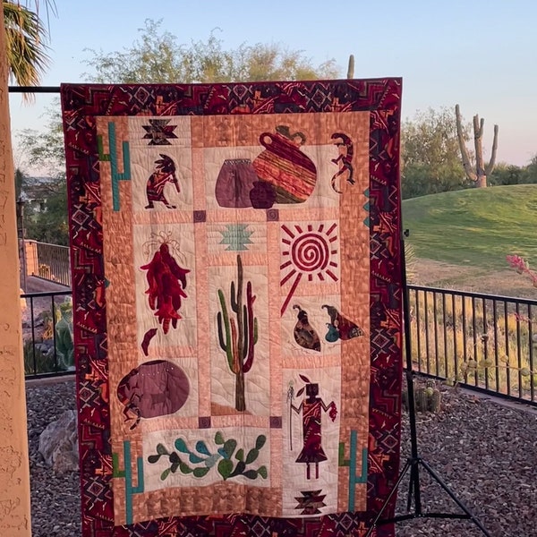 Southwest Quilt Pattern - Etsy
