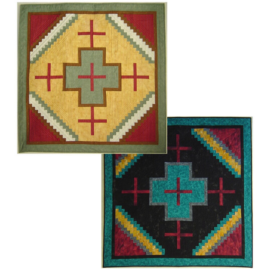 Pueblo Cross Quilt Pattern Designed by J. Michelle Watts - Southwest ...