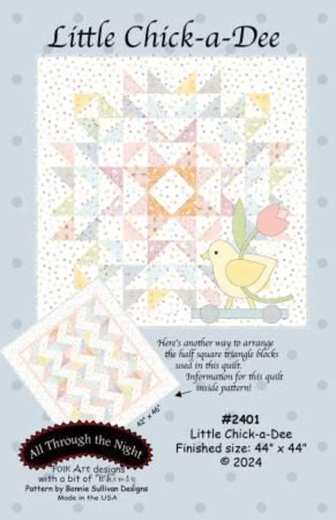 Little Chick-a-dee Quilt Pattern - Etsy
