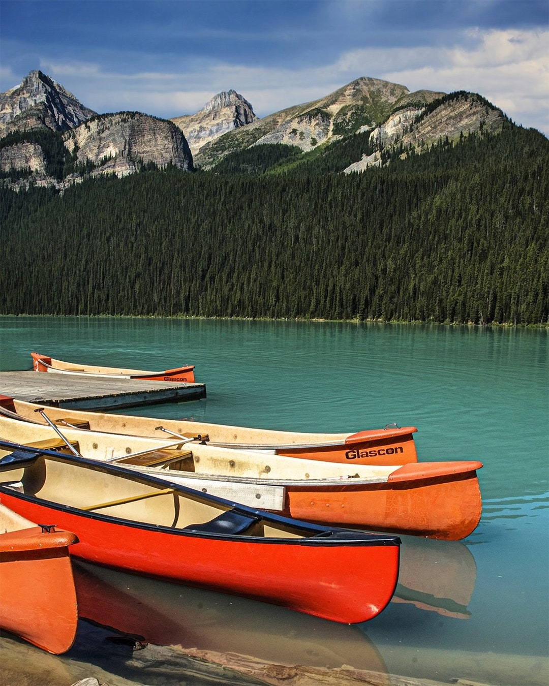 Kayaks on the Lake Fabric Panel - SOC-005, Panel Size is 20” X 16 ...