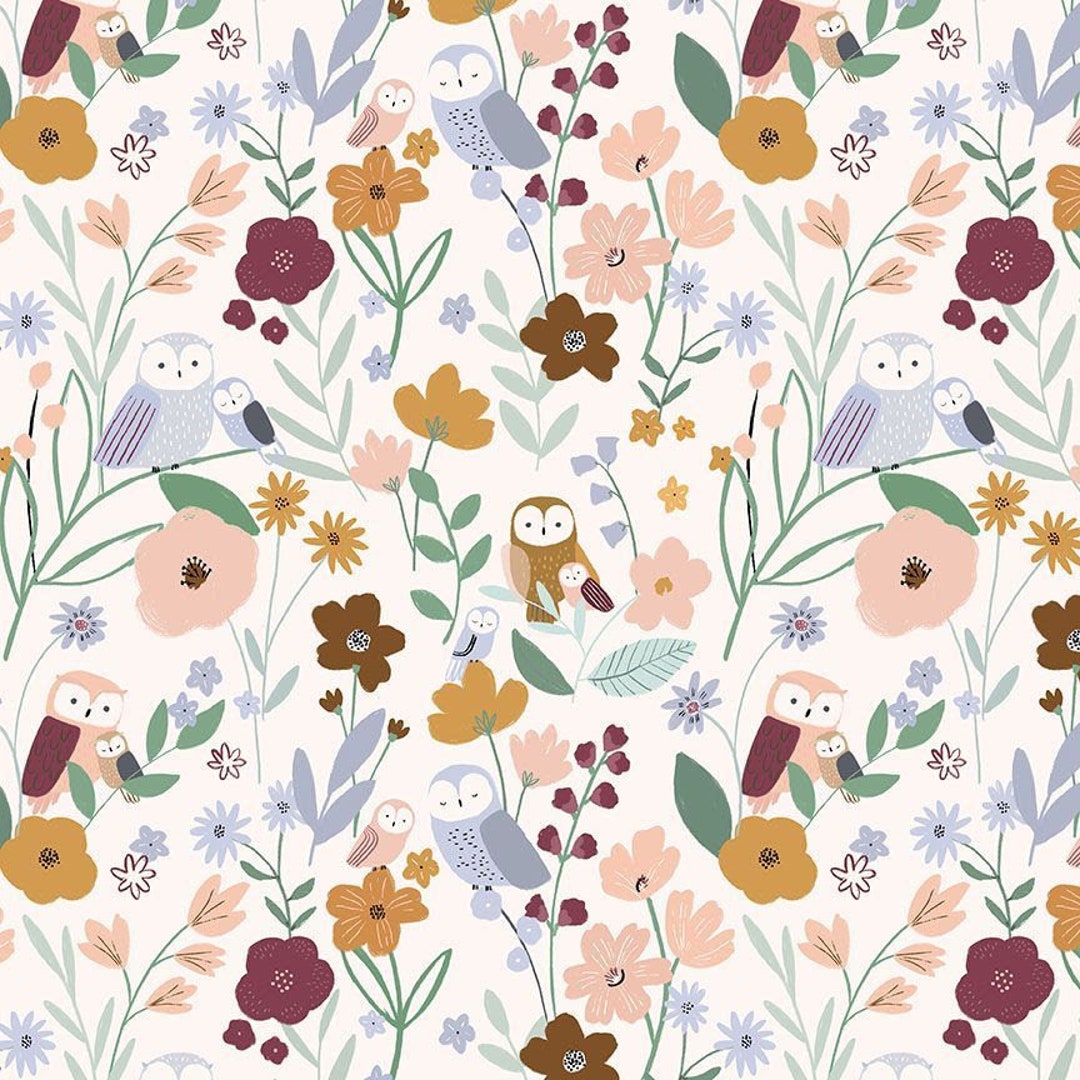 It's Owl Good Vanilla, STELLA-D2462, 100 Percent Cotton Digital Print ...