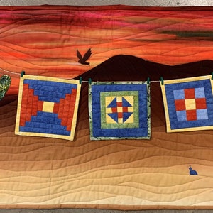 Desert Patchwork Quilt Pattern - an Arlene Walsh Design, Southwest ...