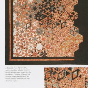 One-block Wonders Book, One Fabric, One Shape, One-of-a-kind Quilts, Maxine Rosenthal, 6 Quilt ...