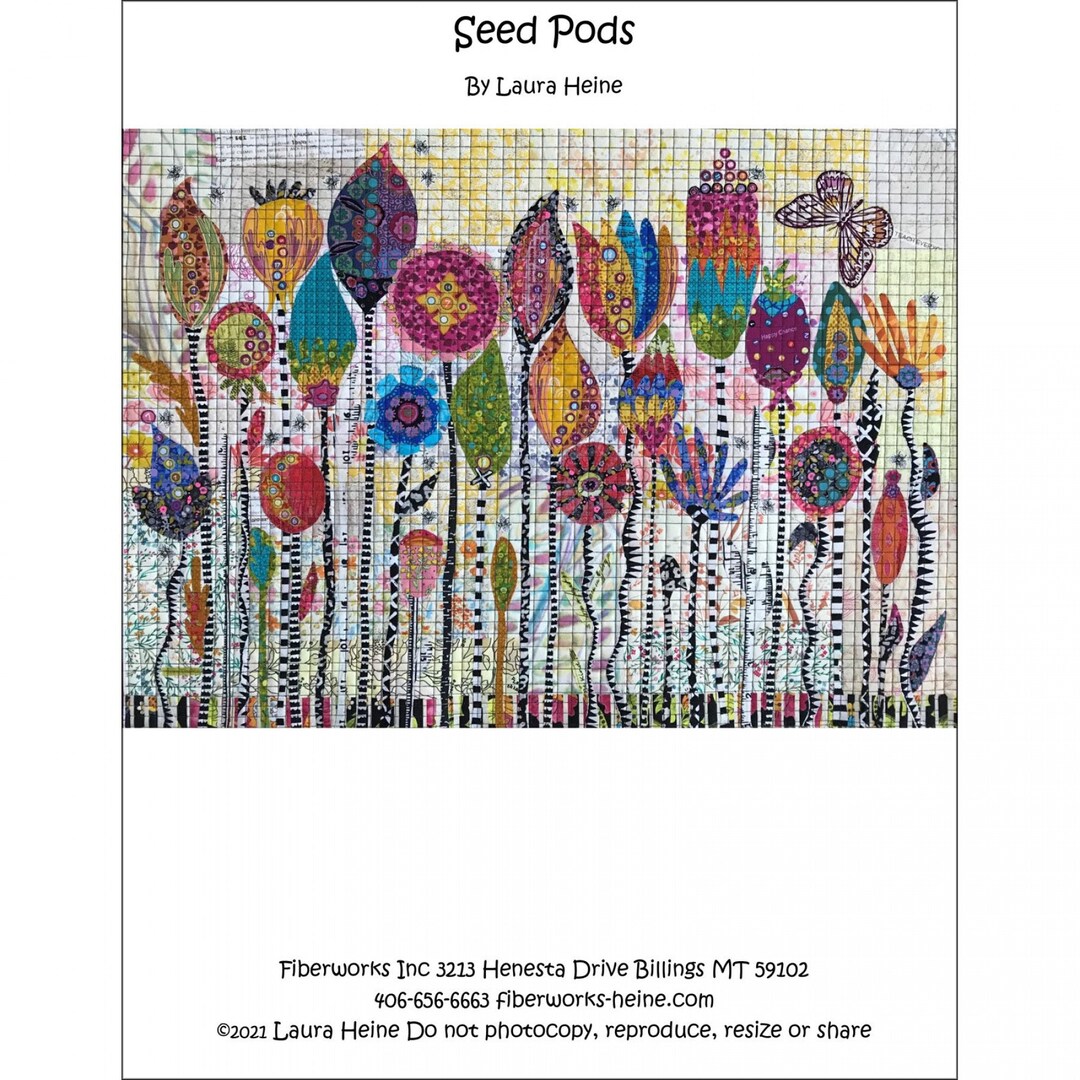 Seed Pods Collage - Pattern - Etsy