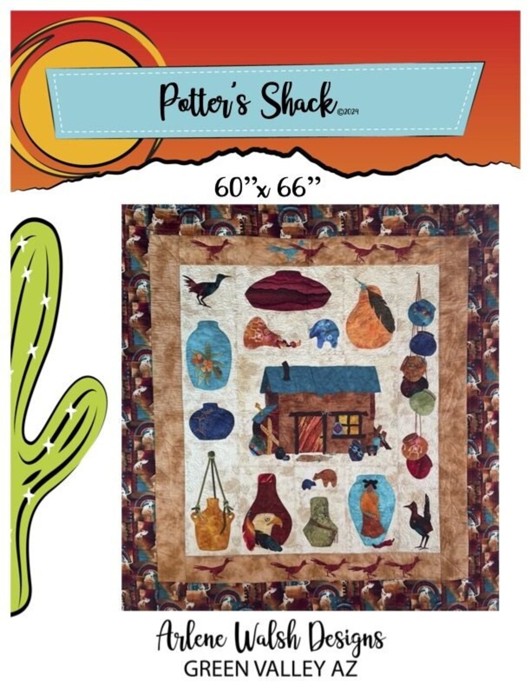 From the Potters Shack Quilt Pattern - an Arlene Walsh Design ...