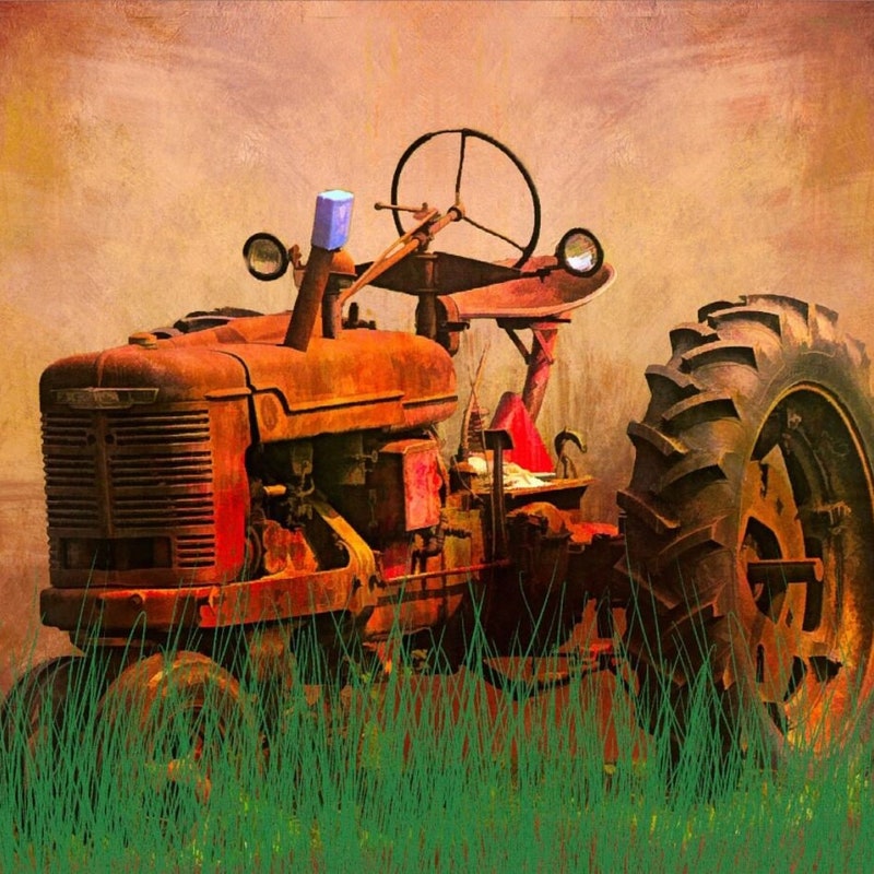 Tractor Fabric - Etsy