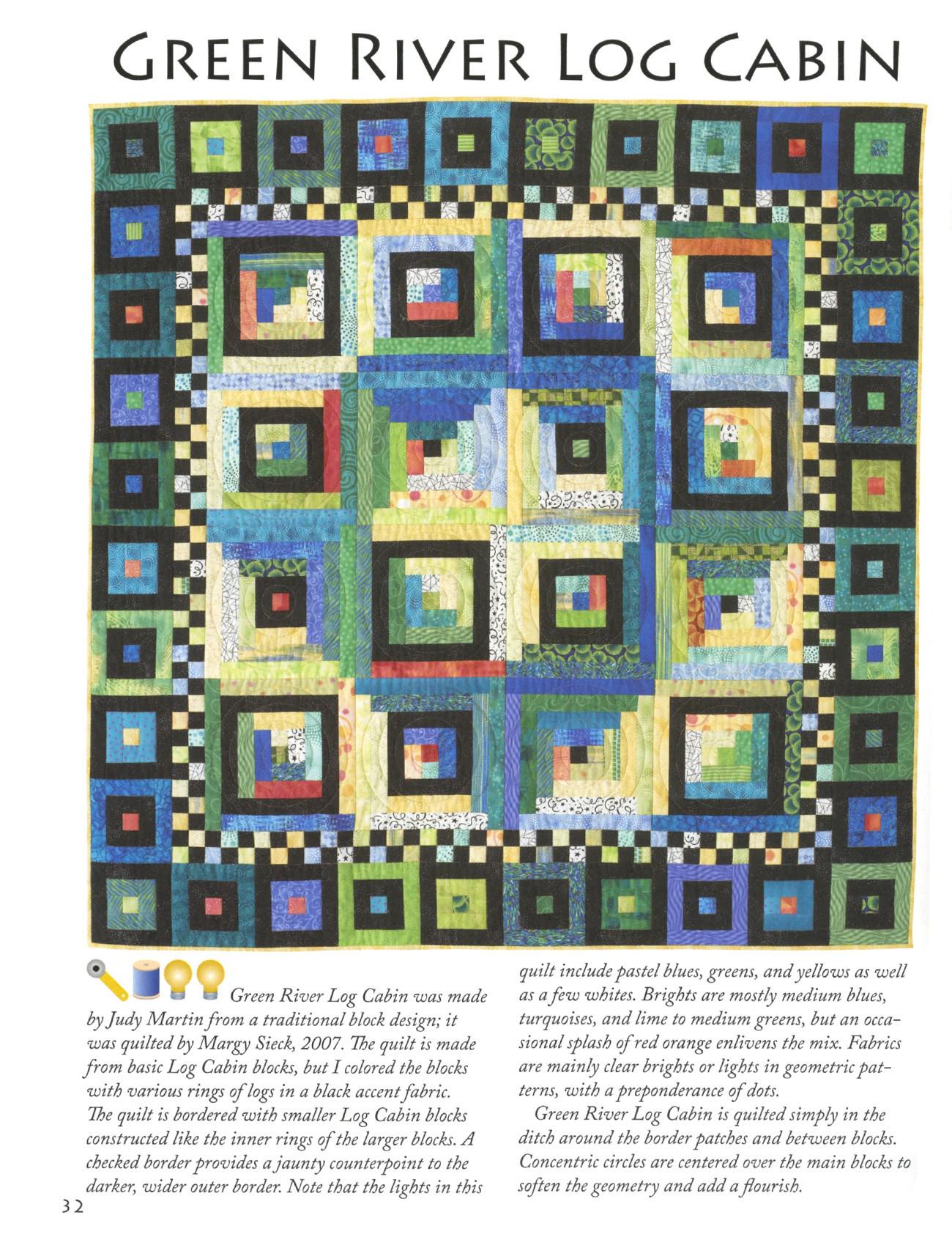 Judy Martin's Log Cabin Quilt Book - Etsy