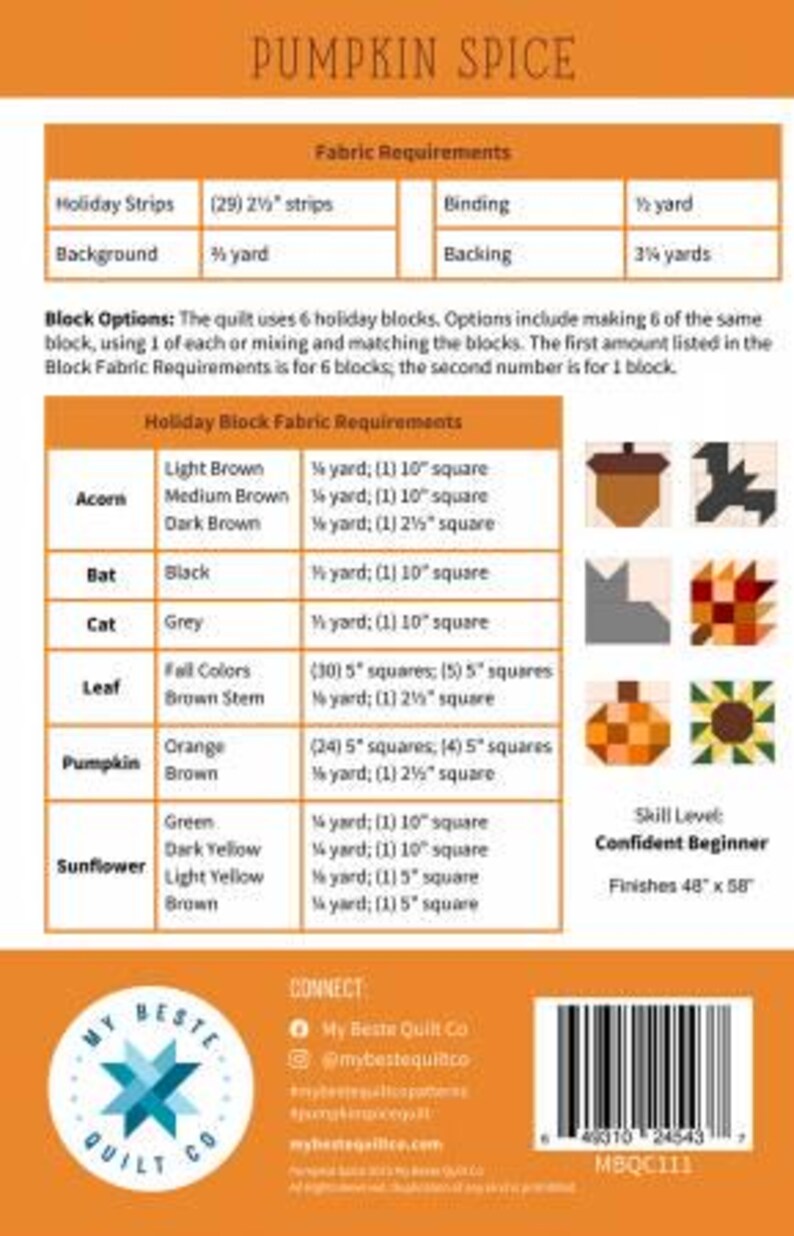 Pumpkin Spice Pattern - Etsy