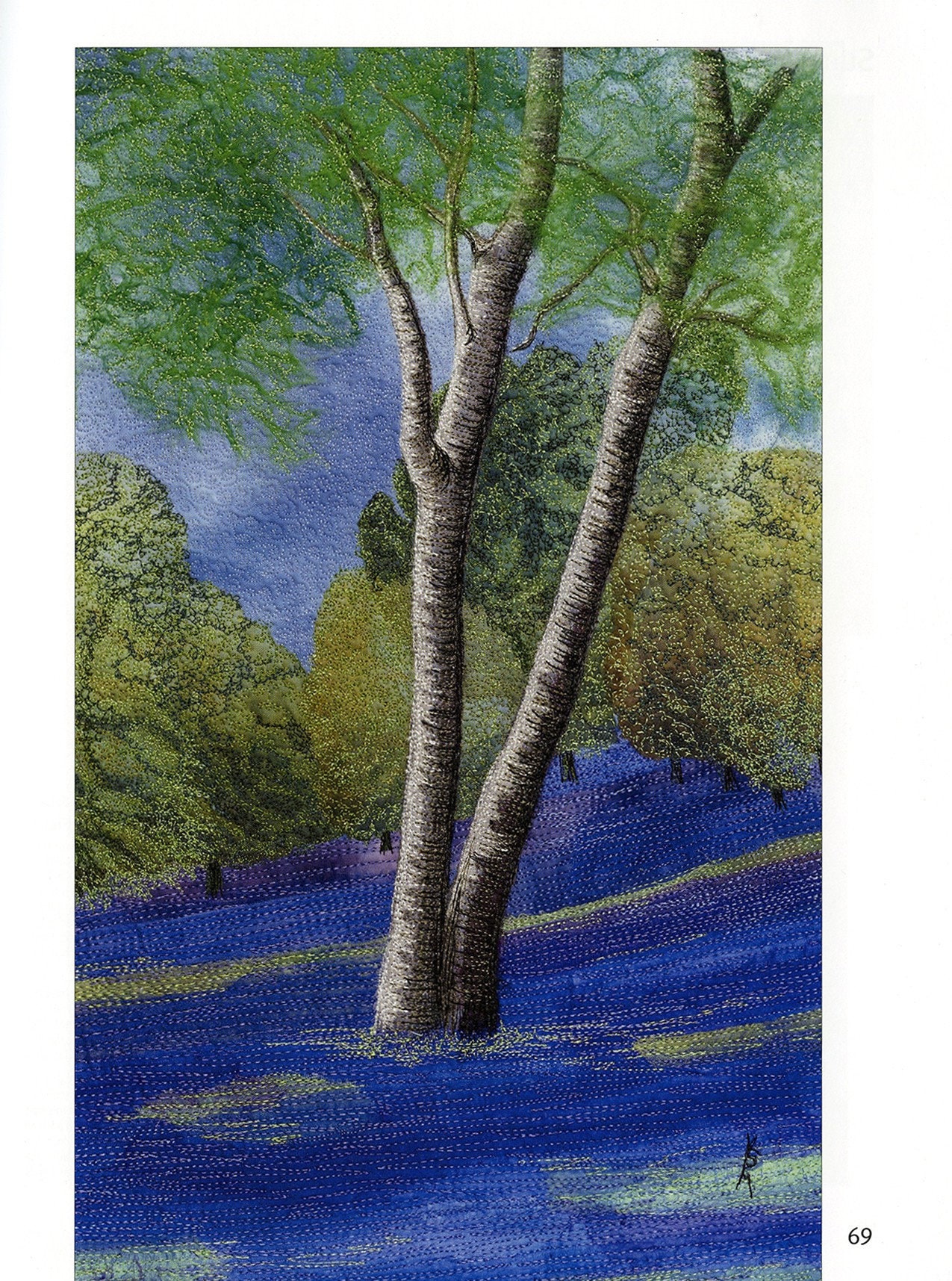 Stitched Textiles: Landscapes by Kathleen Matthews, Quilting, Dyeing ...