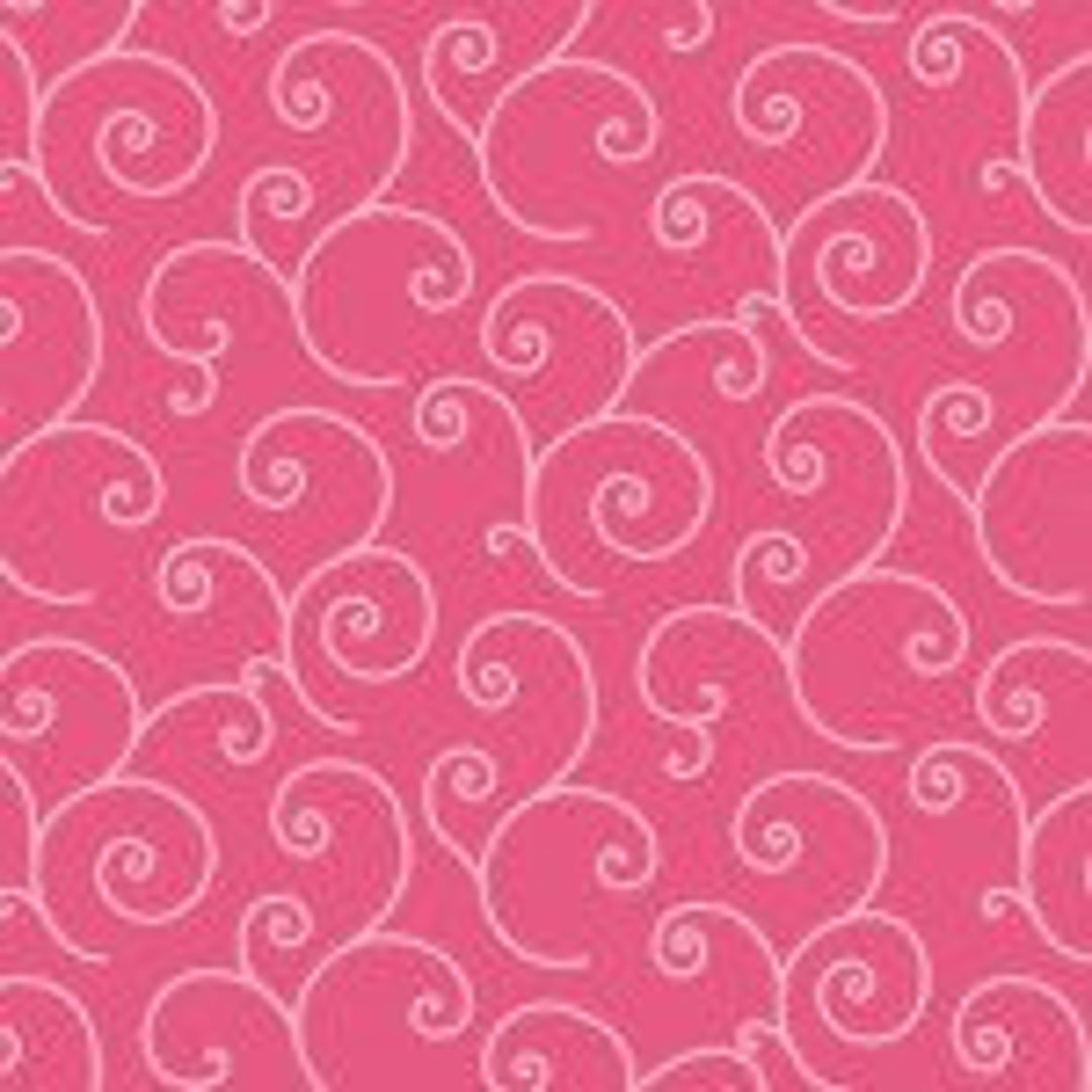 Scroll Pink Kimberbell Basics MAS8243-PP Premium 100% Cotton Fabric ...