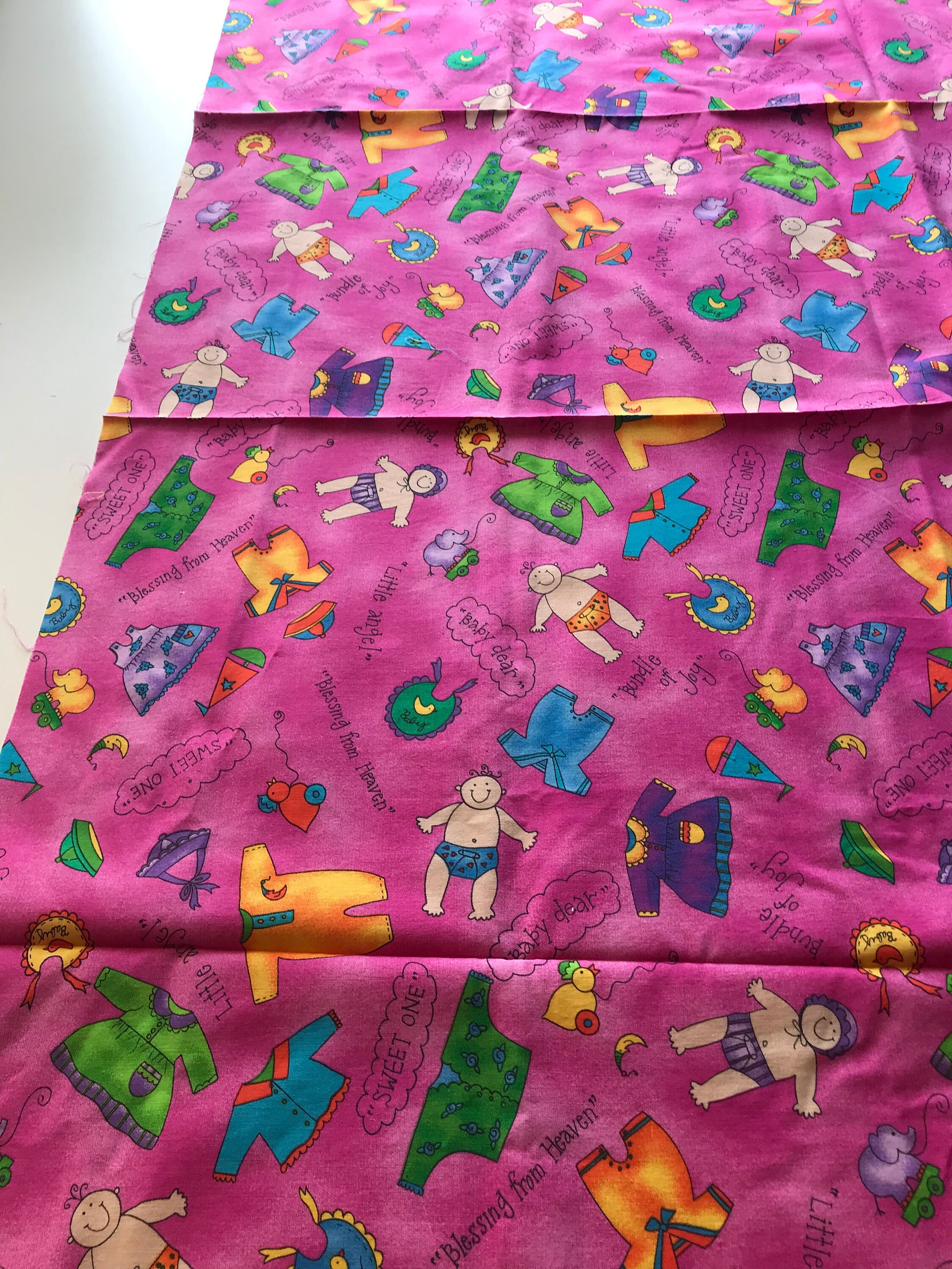 Panel de tela para bebés Oh Baby Tela de algodón 100% | Etsy