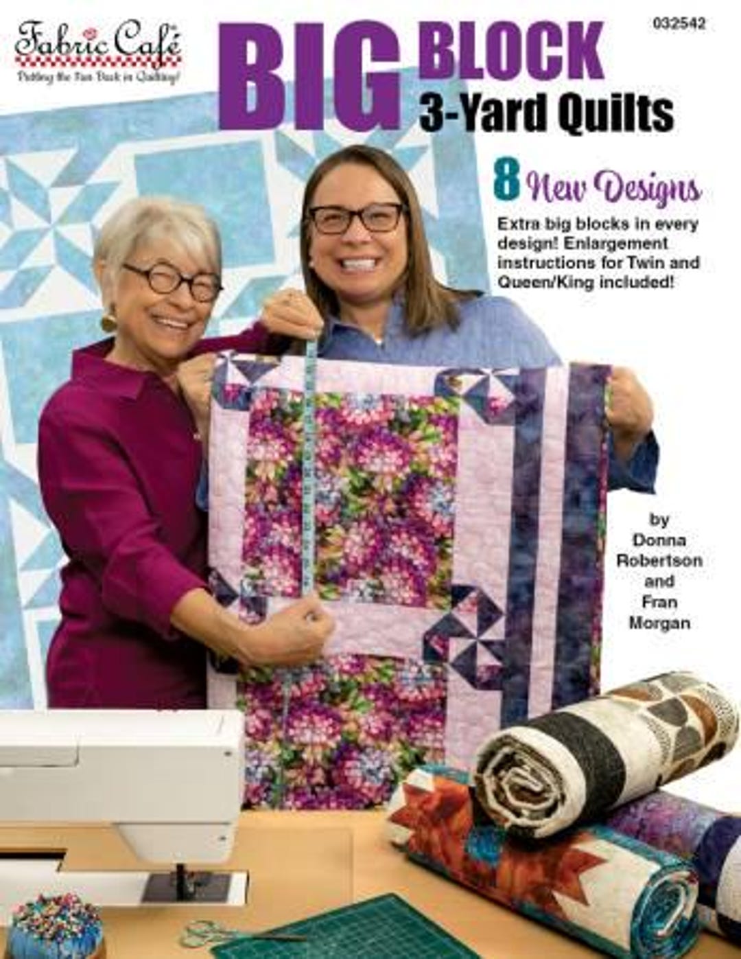Big Block 3-yard Quilts, Donna Robertson, Quilt Making, Quilting Book ...