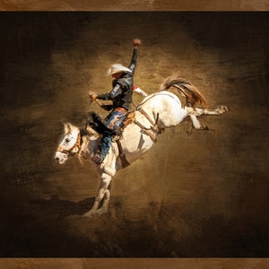 Bucking Horse - Etsy