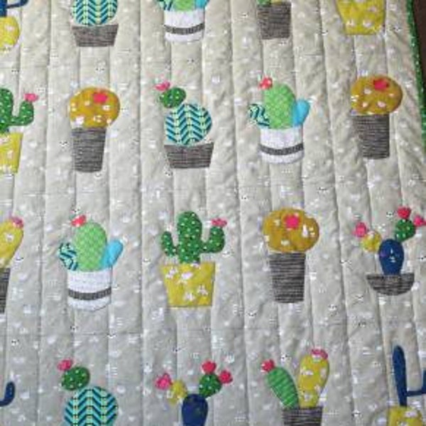 Christmas Cactus Quilt Pattern - Etsy