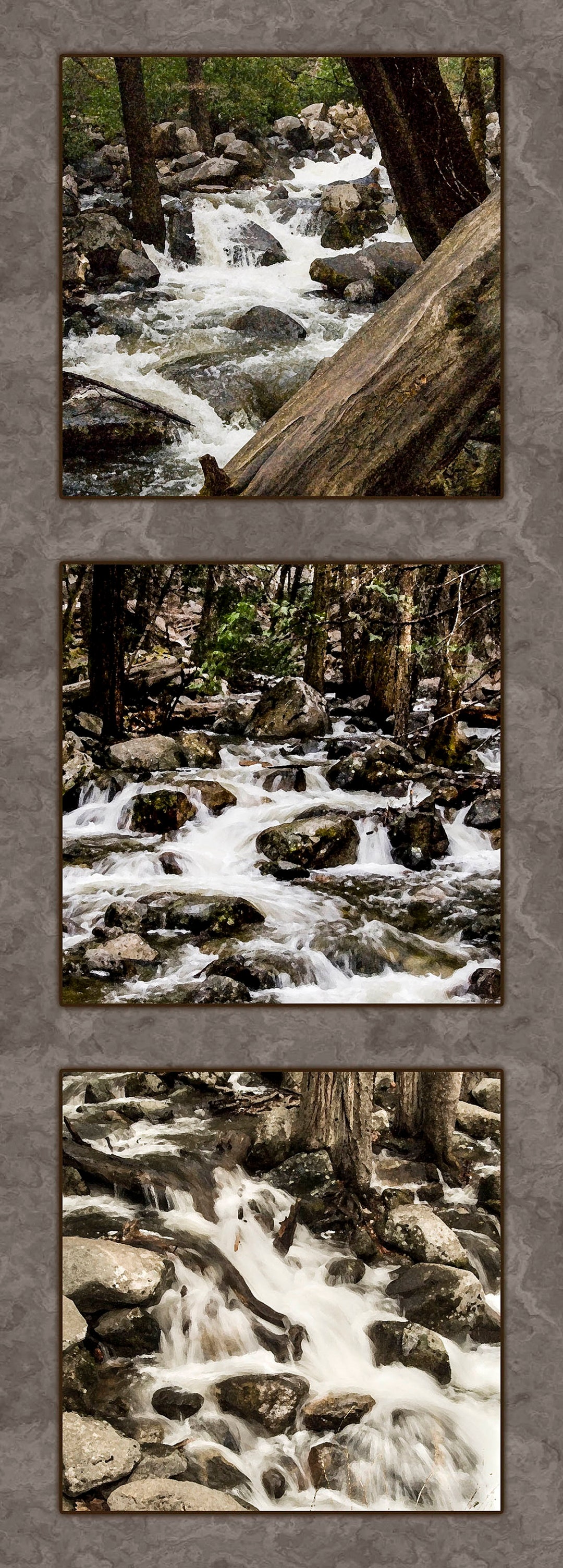 Yosemite National Park Waterfalls Fabric Panel, Quilt Panel, Quilting ...