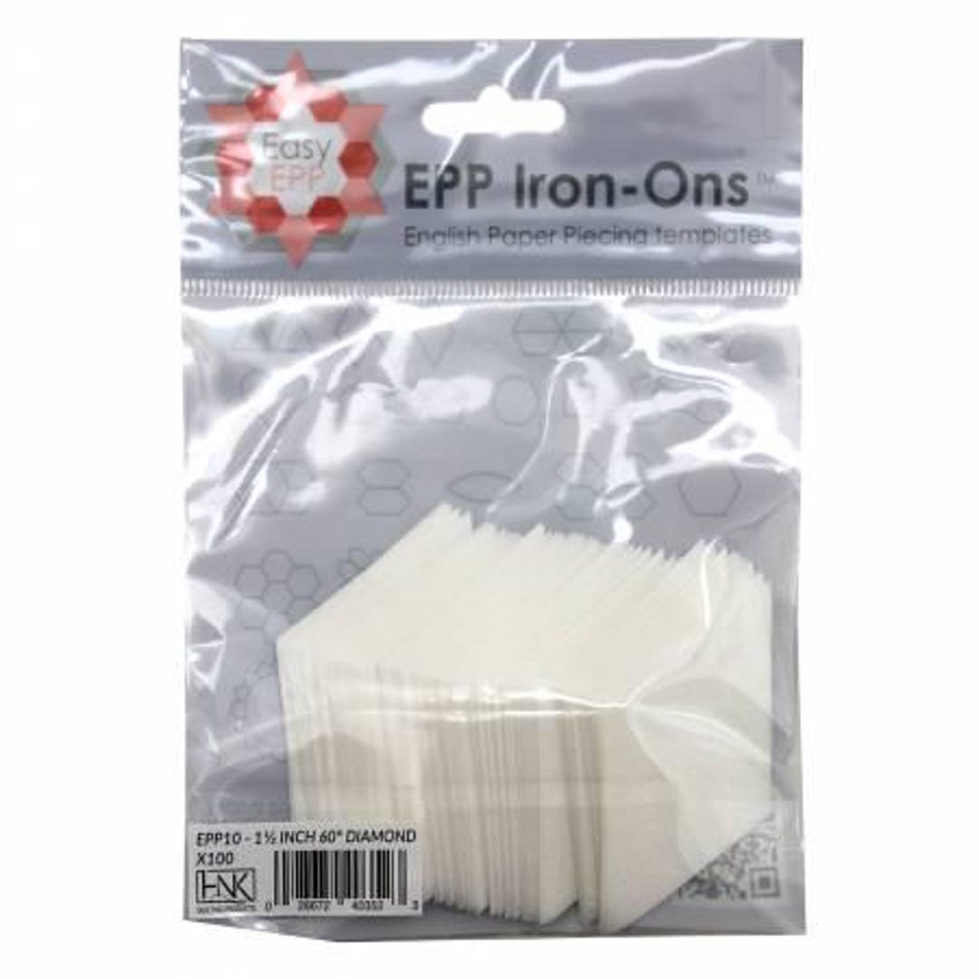 EPP10 - 1 1/2in Diamond EPP Iron-on X 100 - Etsy