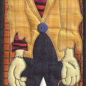 Frank Quilt Pattern With Boo Hanger and Button Pack - Etsy