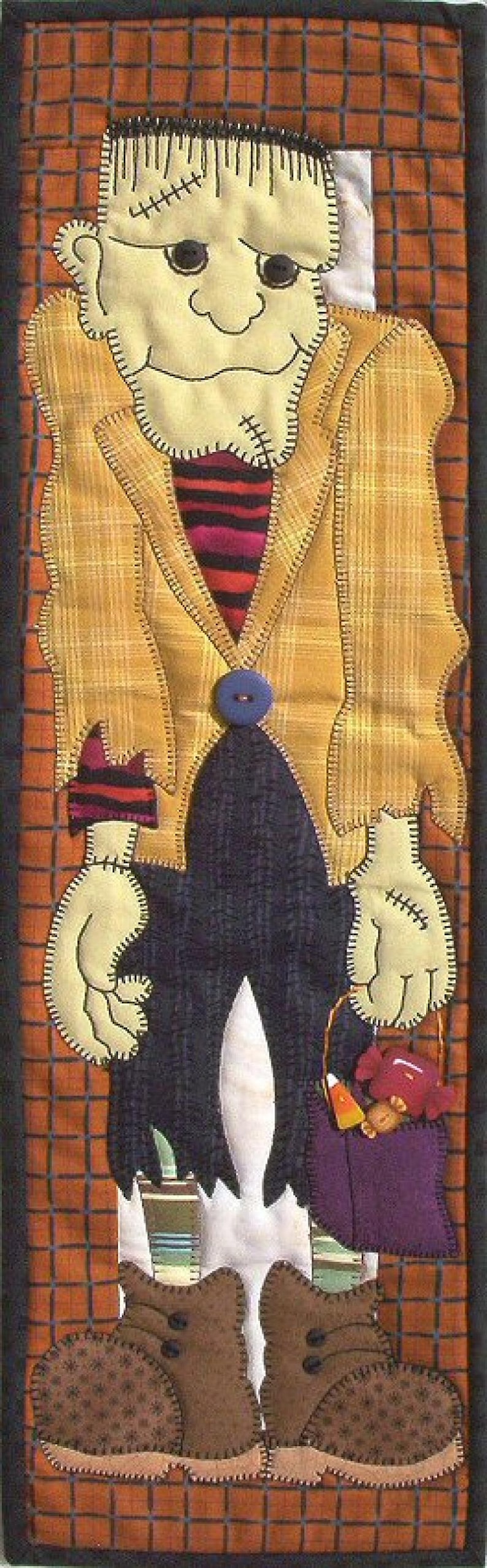 Frank Quilt Pattern With Boo Hanger and Button Pack - Etsy