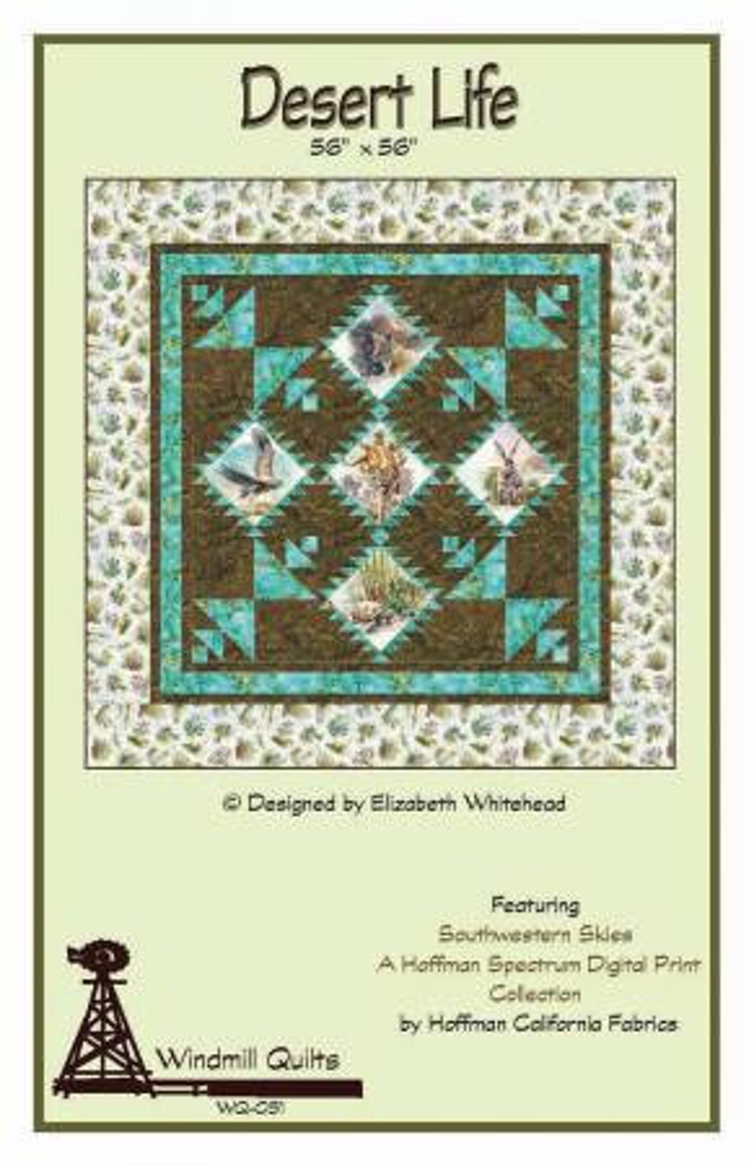 Desert Life Quilt Pattern From Windmill Quilts by Whitehead, Elizabeth ...