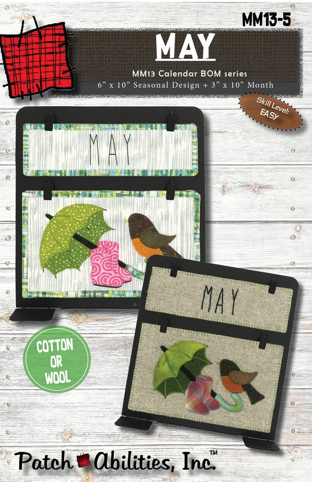 MM13-5 May Monthly Calendar Pattern - Calendar Series Stand Sold ...