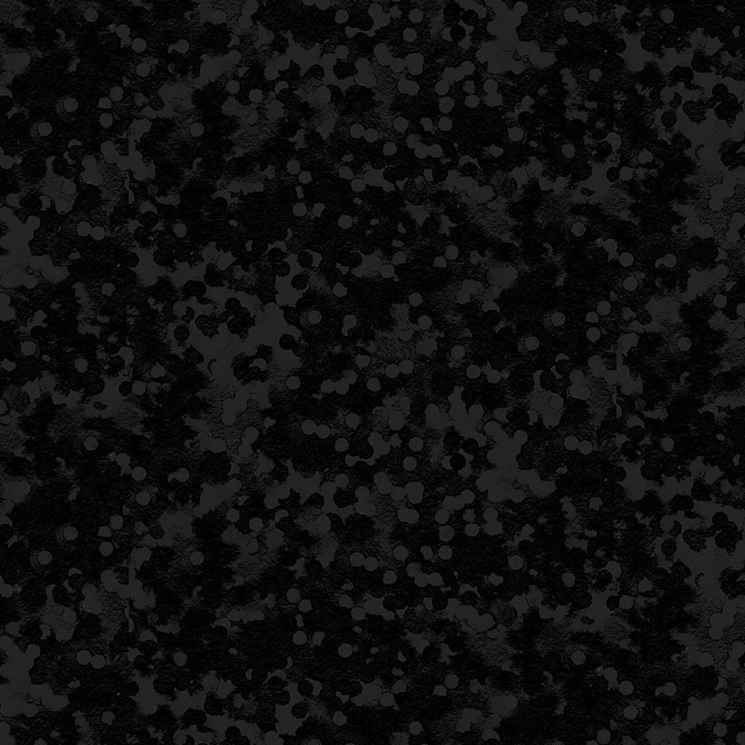 Timeless Treasures Fabric, Quilting Cotton, ROW-CD2140 BLACK Water Dot ...