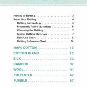 Know Your Battings: Carry-along Reference Guide for Quilters and Sewers ...