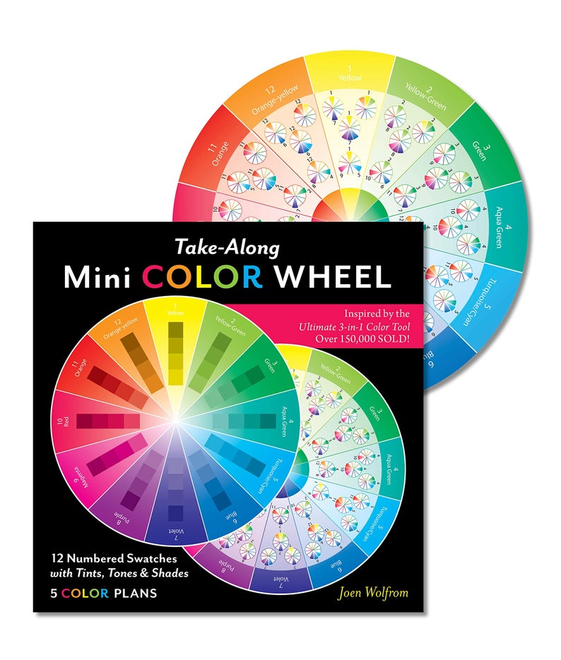 Take-along Mini Color Wheel: 12 Numbered Swatches With Tints & Shades ...