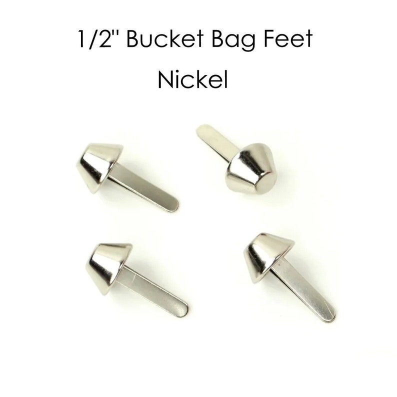 Bucket Bag Feet, Set of 4, Size 1/2