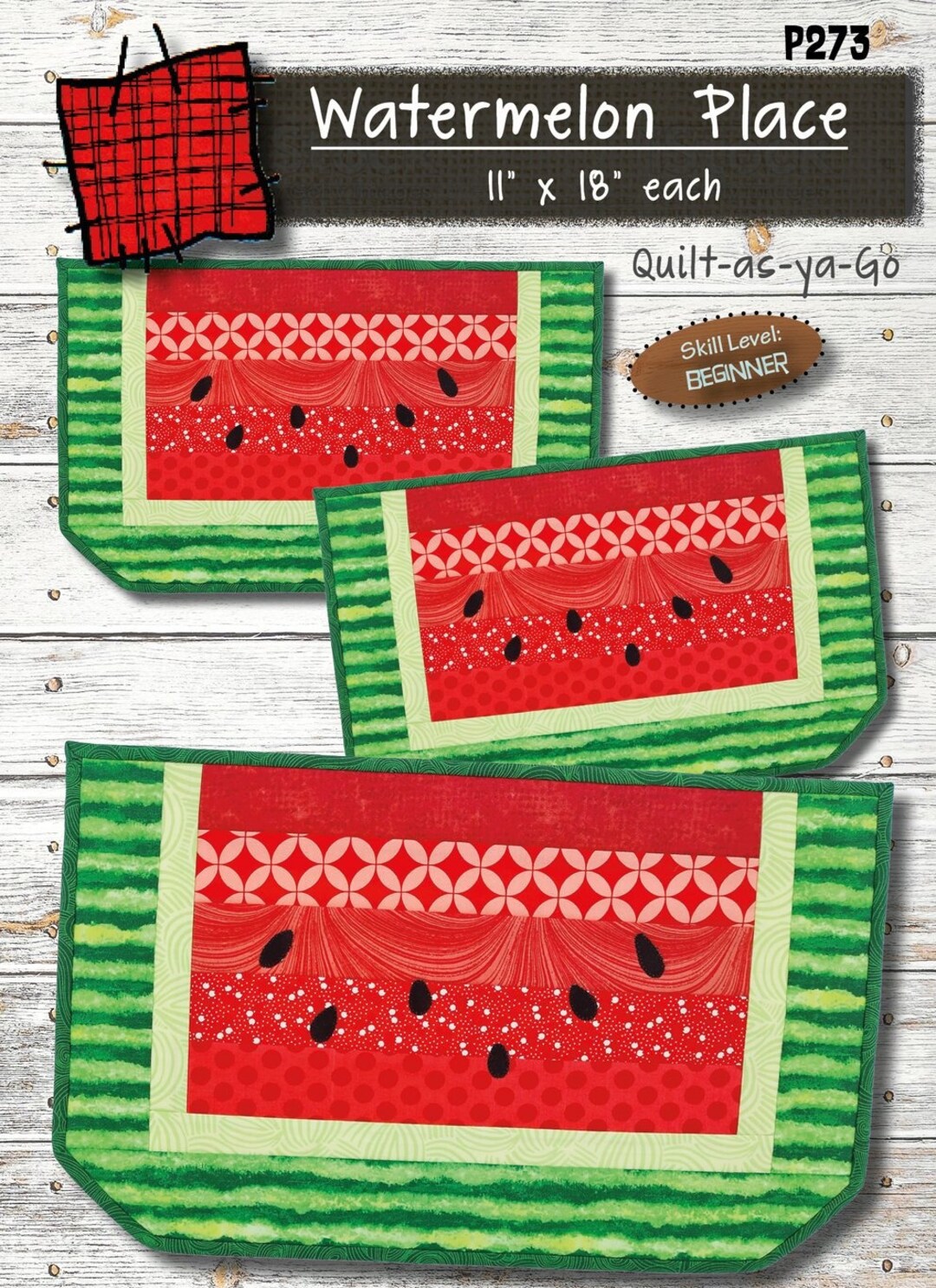 P273 Watermelon Place Pattern - Etsy