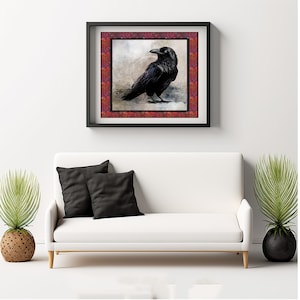 The Raven Fabric Panel, Quilt Panel, Quality Quilting Cotton Fabric ...