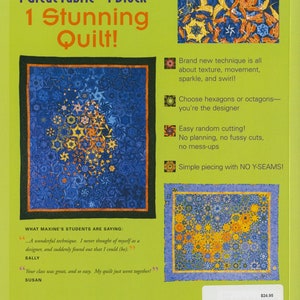 One-block Wonders Book, One Fabric, One Shape, One-of-a-kind Quilts, Maxine Rosenthal, 6 Quilt ...