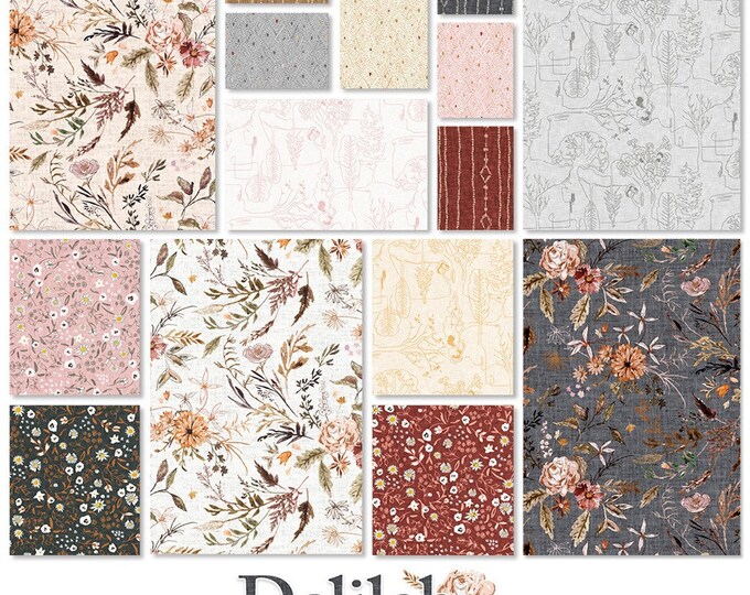 CLTSQ0397 Delilah 5" Charms Pack (42 Pcs), Designer Esther Fallon Lau ...