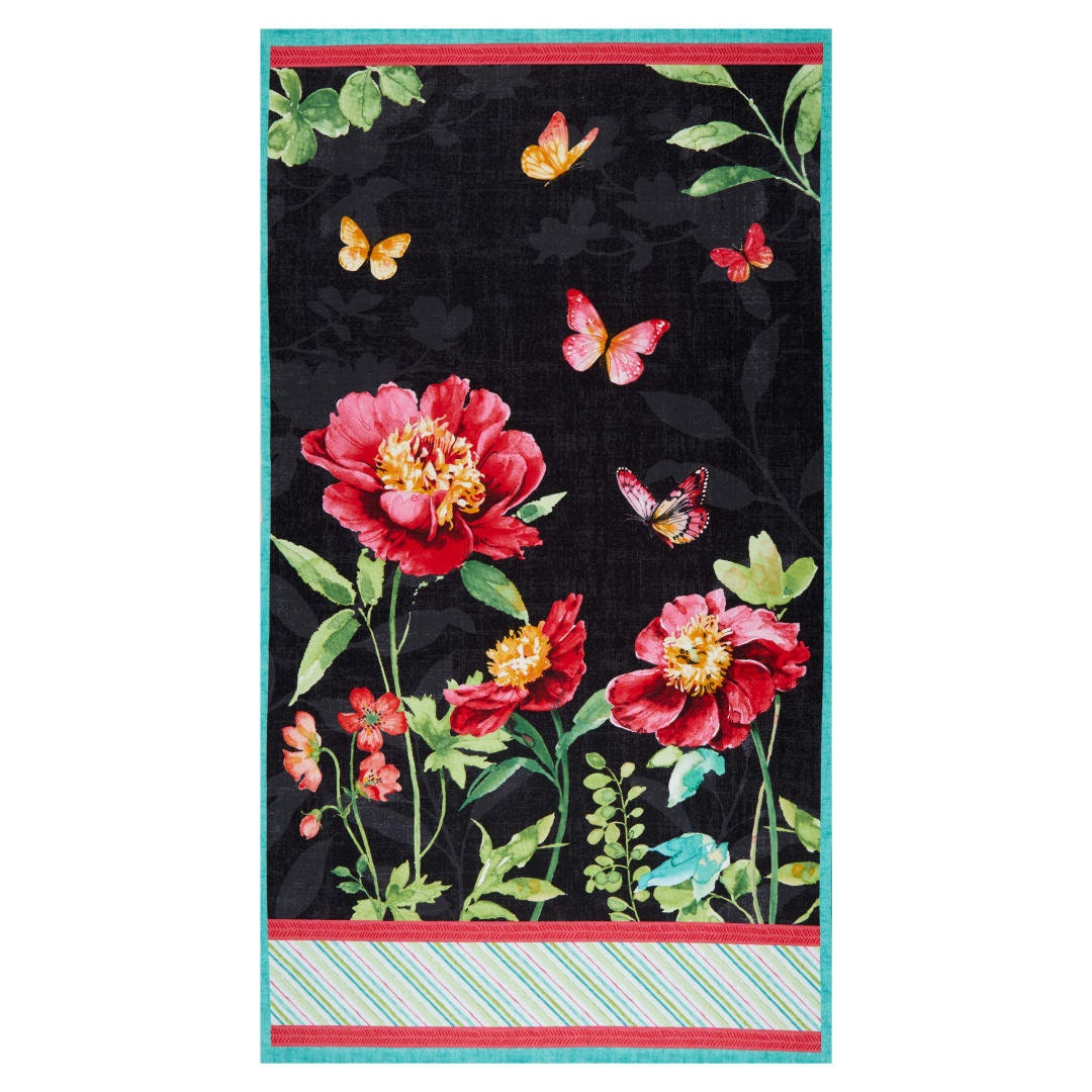 Pink Garden and Butterfly Panel - 24" X 44" - Quilting Cotton Fabric - Etsy