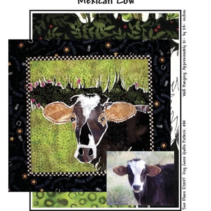 Cow Quilt Pattern - Etsy