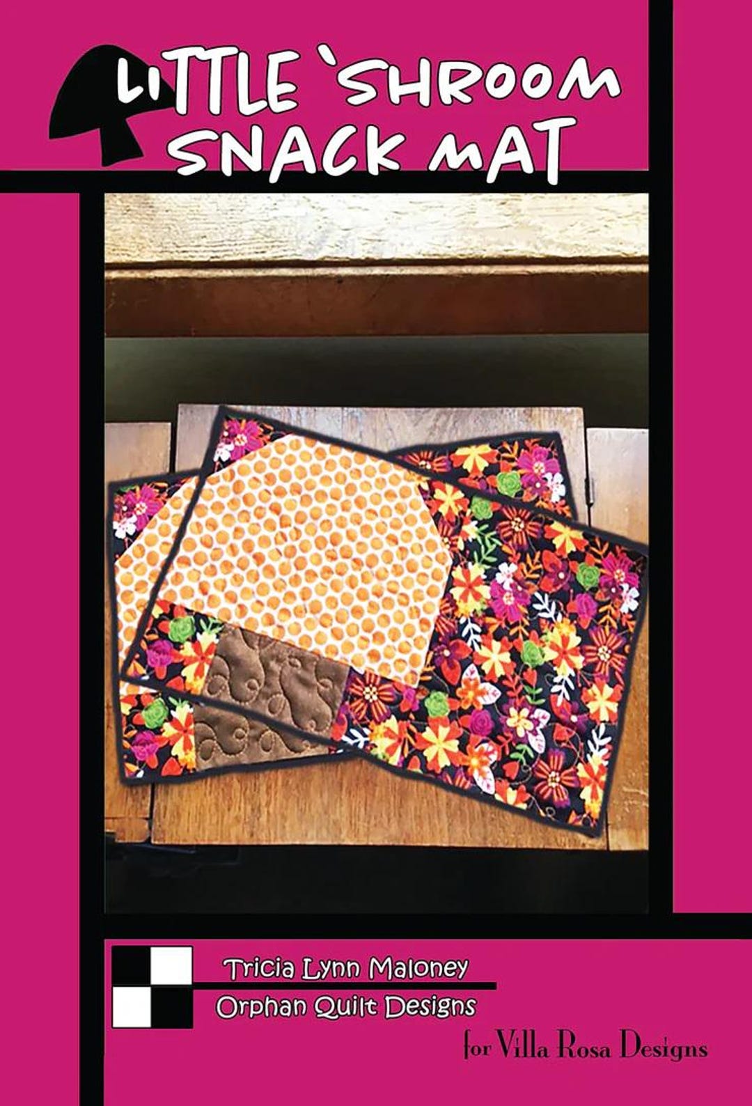 Little shroom Snack Mat Pattern Card Villa Rosa Designs - Etsy