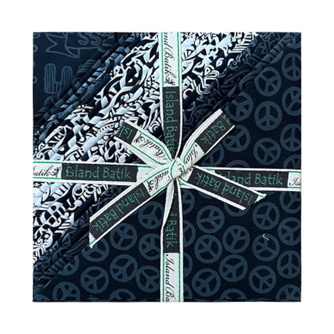 Island Batiks, Zen Funk-st, 10" Stack 42 Pcs of Fabric With 20 ...