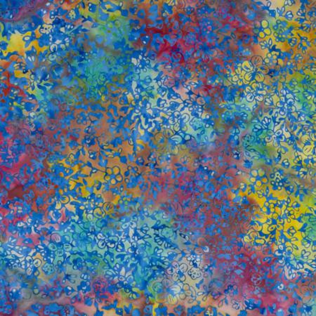 BTCB1023 Rainbow Multi Batiks Expressions, Riley Blake Designs ...