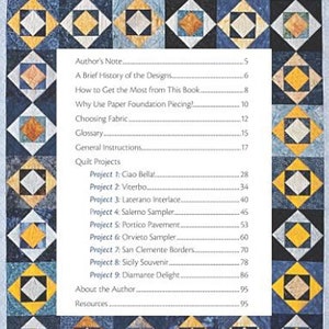 Bella Bella Sampler Quilts Book, 9 Projects With Unique Sets, Inspired by Italian Marblework ...