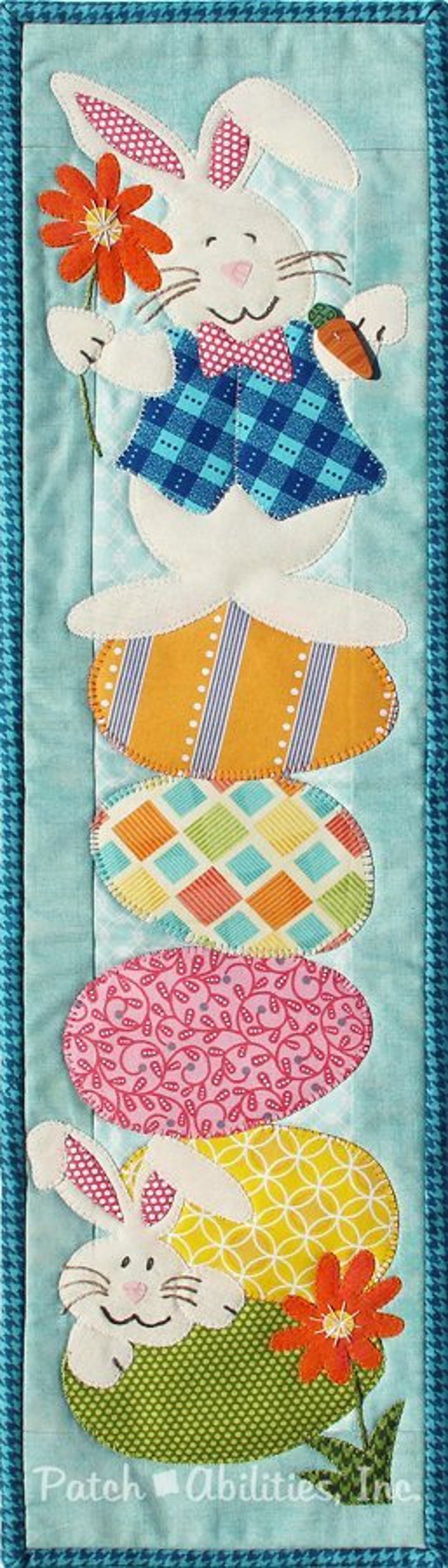 P195 Easter Egg Hunt Pattern, 6" Easter Egg Split Bottom Hanger, and ...