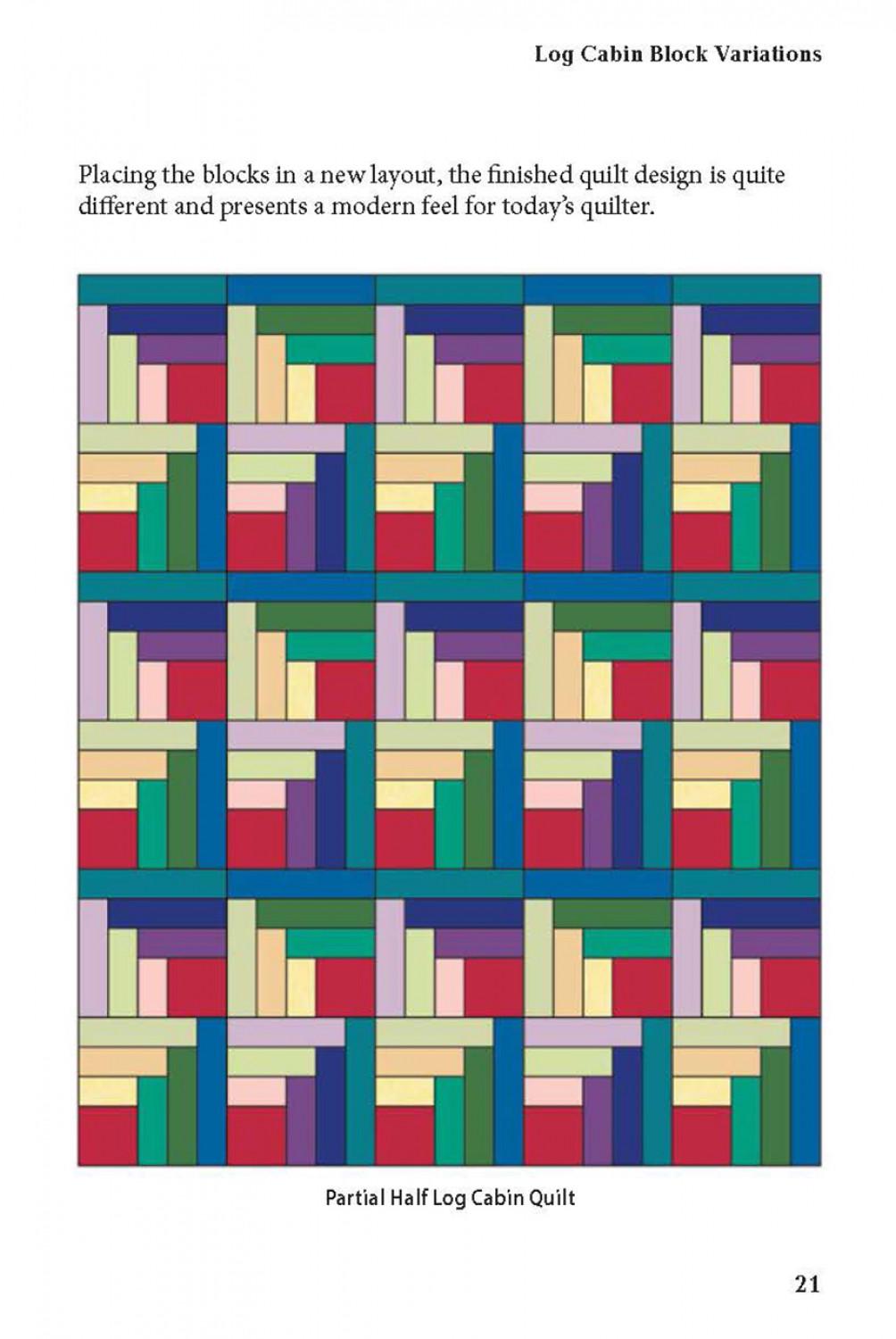 Log Cabin Block Basics Updated Edition, Janet Houts, Jean Ann Wright ...