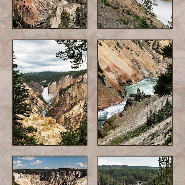 Yellowstone National Park Fabric - Etsy