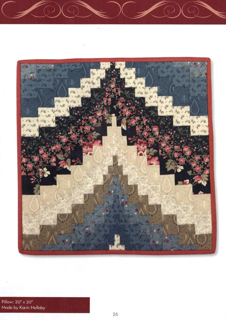 Jelly Roll Bargello Quilts Book, Clear How to Instructions for a ...