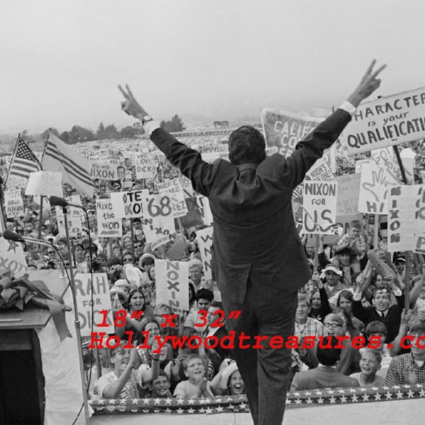 Richard Nixon Campaign Poster - Etsy