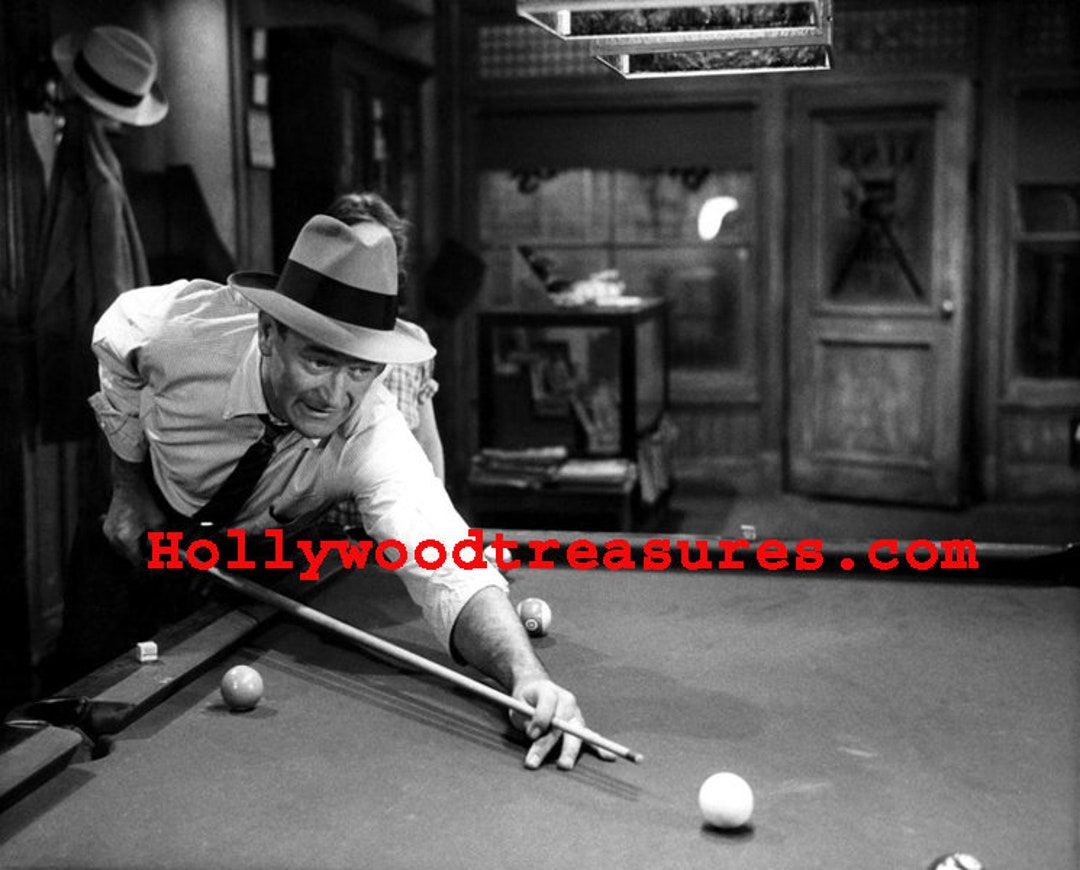 John Wayne~playing Pool~pool~billiards~shooting Pool~playing Pool ...