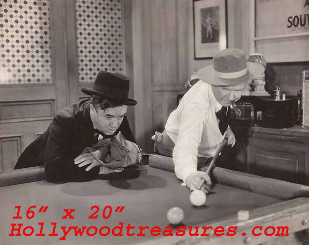 WC Fields ~shooting Pool~playing Pool~billiards~#2~16" X 20"~poster ...