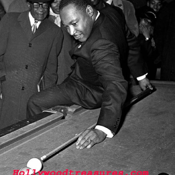 Martin Luther King Shooting Pool Poster - Etsy