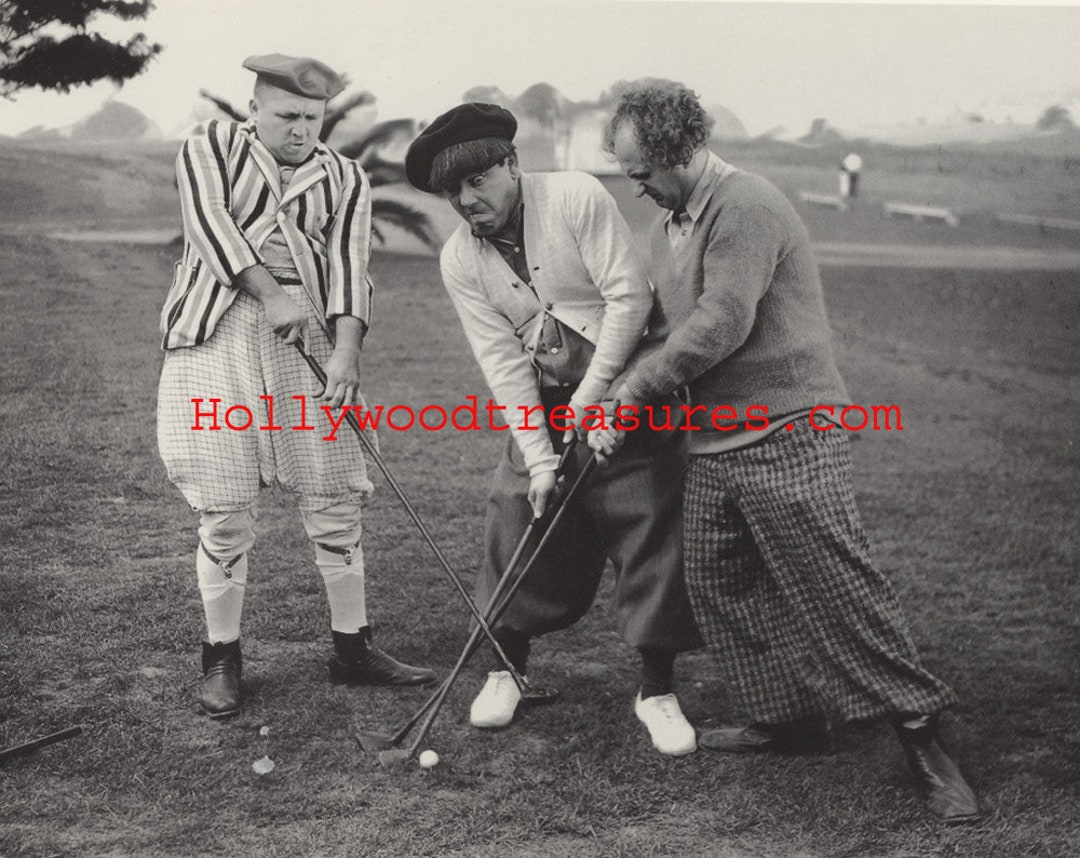 Three Stooges~golf~3 Stooges~ Print~photo~16" X 20" - Etsy