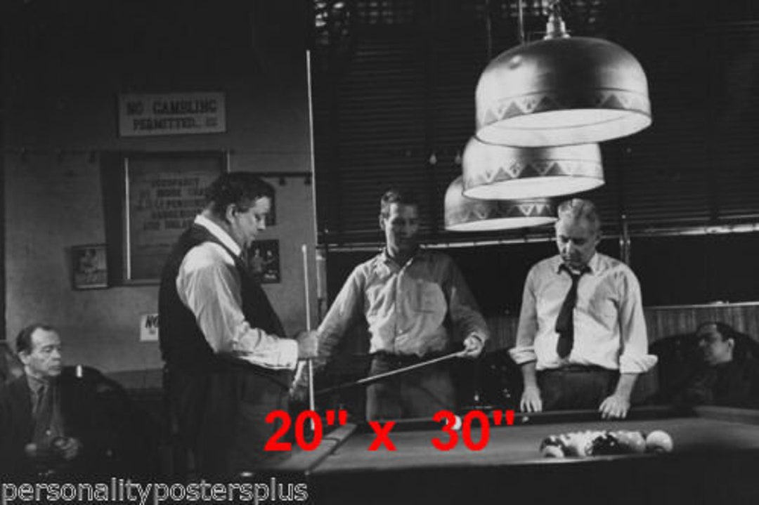 Paul Newman~jackie Gleason~the Hustler~playing Pool~pool~billiards ...